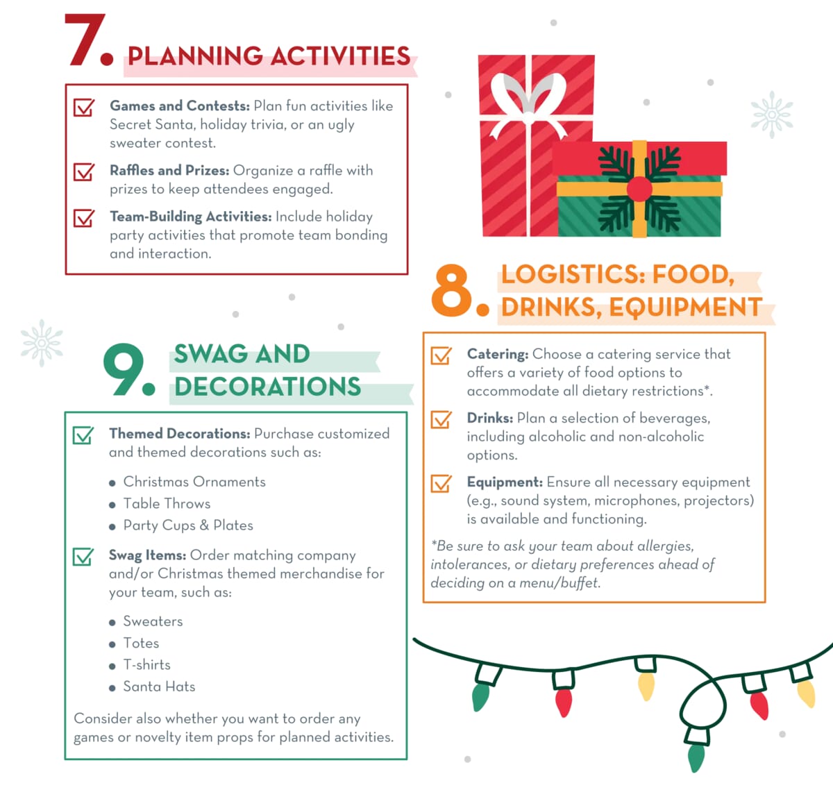 2025 Corporate Christmas Party Planning Checklist (+ Free Template ...