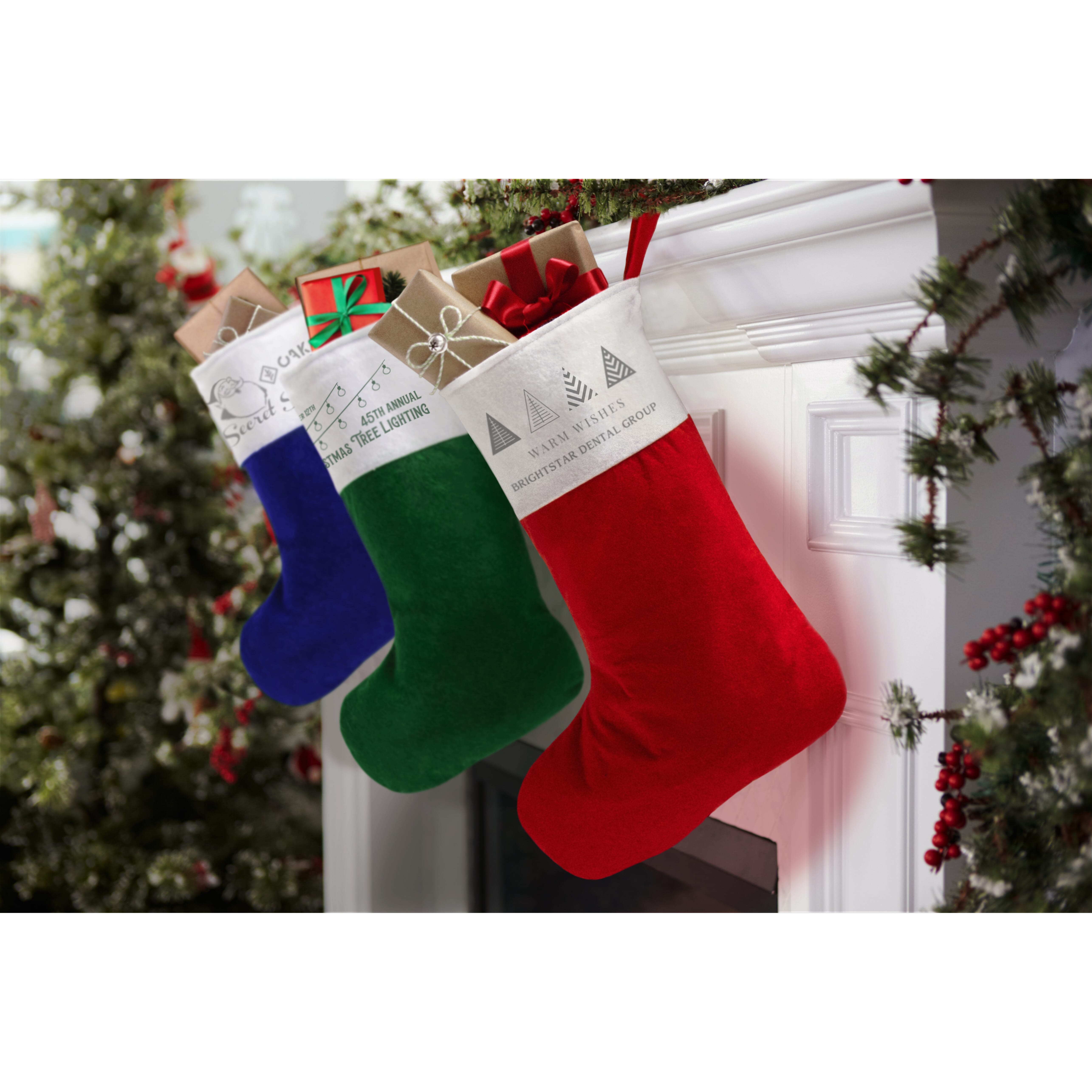 Custom Holiday Stockings | Branded Christmas Stockings | Crestline
