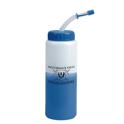 32 oz Chameleon Color Changing Sports Bottle with Flexible Straw ...