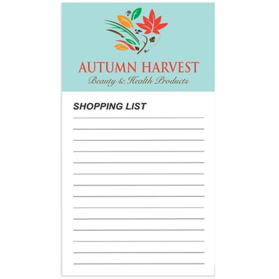 Business Card Magnet With Notepad - Promotional Giveaway | Crestline