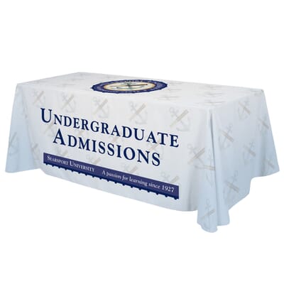 6ft Standard Table Throw - Full Color - Custom Table Throws | Crestline