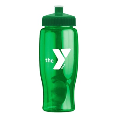 27 oz Poly-Squeeze Translucent Sport Bottle - Custom Bottles | Crestline