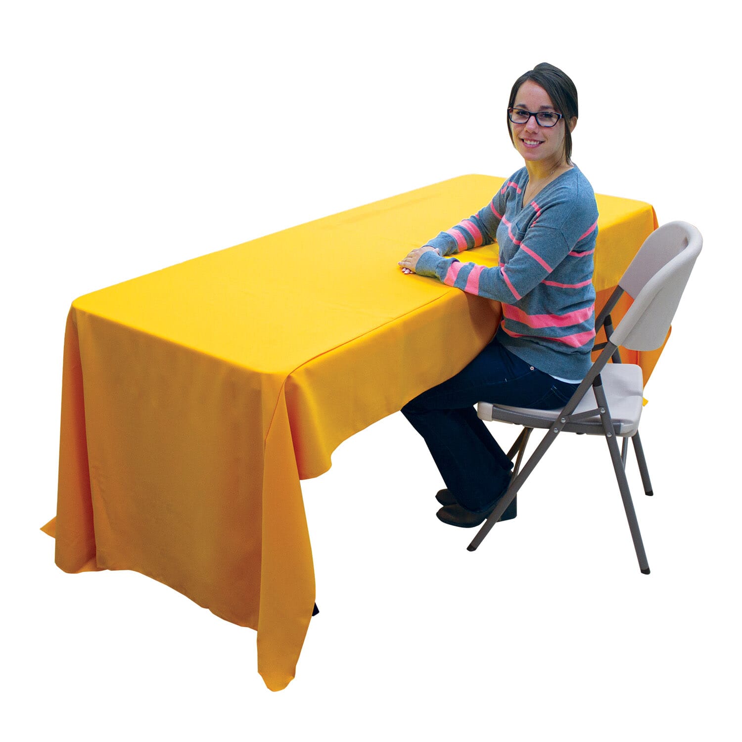 Custom 3-Sided Trade Show Table Throw - Full Color | Crestline