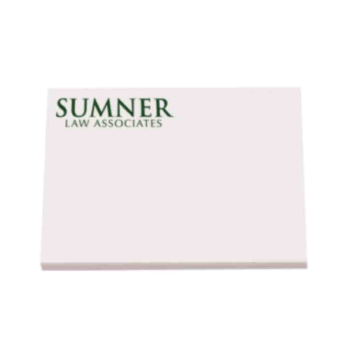SOUVENIR® Sticky Notes 4" x 3" x 25 Sheets - Promotional Giveaway ...