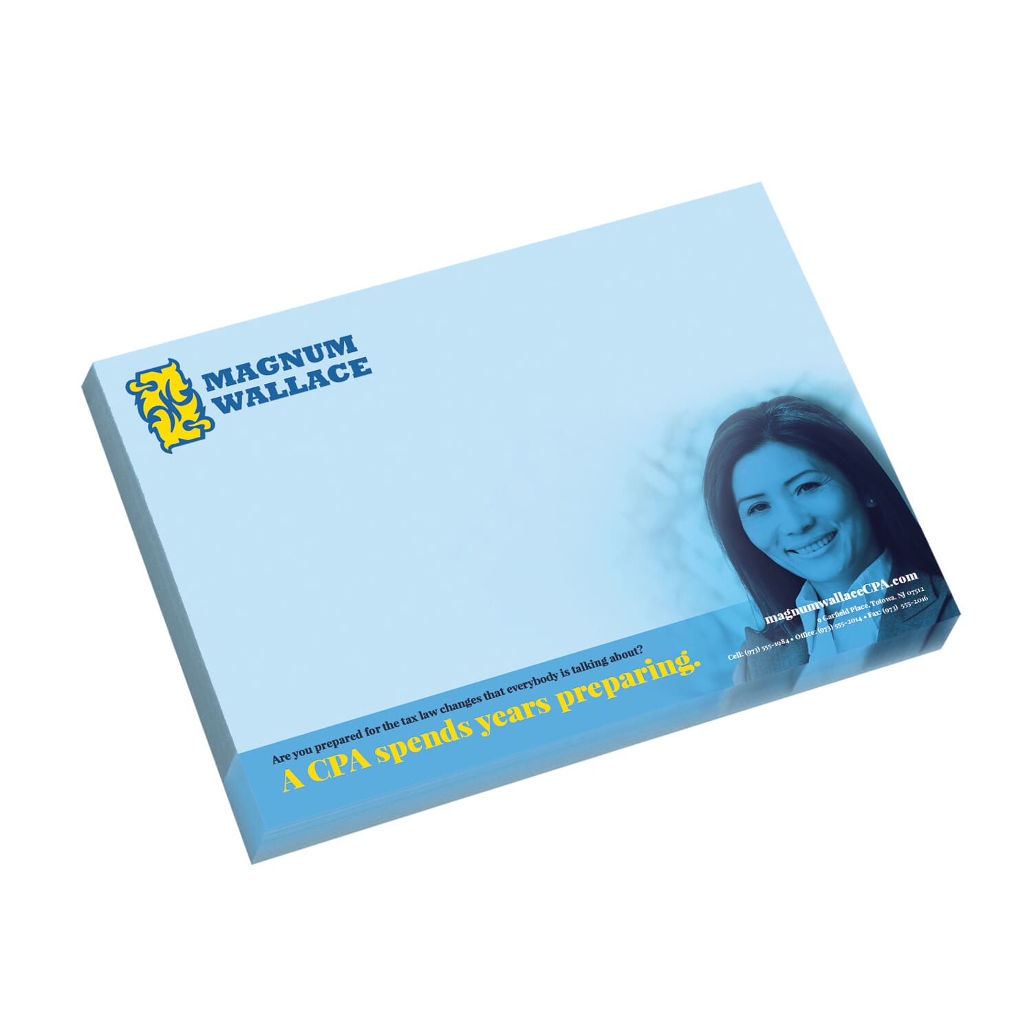 SOUVENIR® Sticky Notes 4" x 3" x 50 Sheets - Promotional Giveaway ...