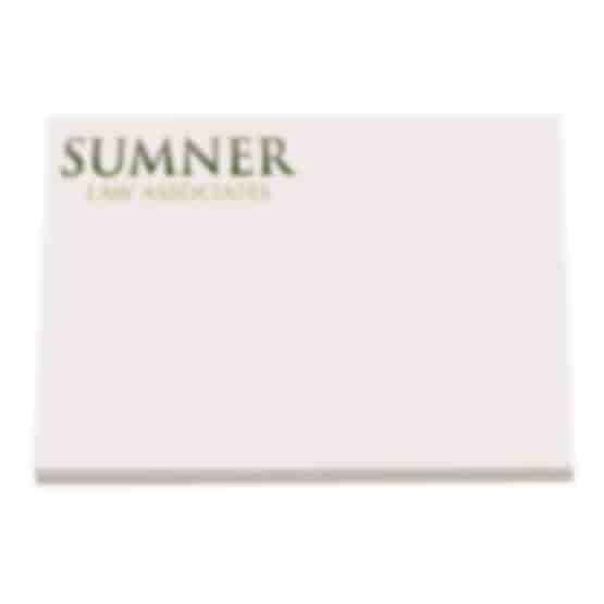SOUVENIR® Sticky Notes 4" x 3" x 50 Sheets - Promotional Giveaway ...