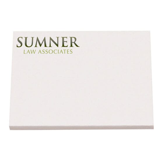 SOUVENIR® Sticky Notes 4" x 3" x 50 Sheets - Promotional Giveaway ...