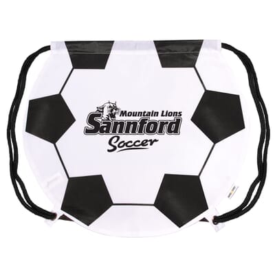 Game Time!® Drawstring Backpack -Soccer - Promotional Giveaway | Crestline