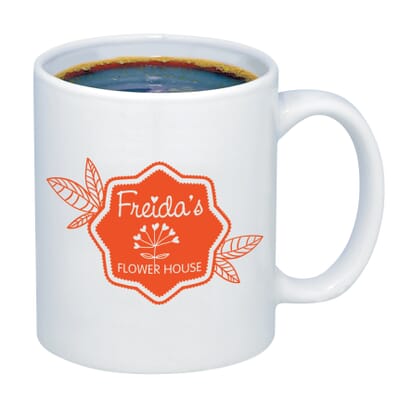 11 oz Budget Mug - Custom White Ceramic Coffee Mugs | Crestline