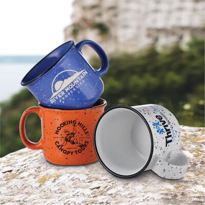 14 oz Outdoor Adventure Mug - Branded Camping Mugs | Crestline