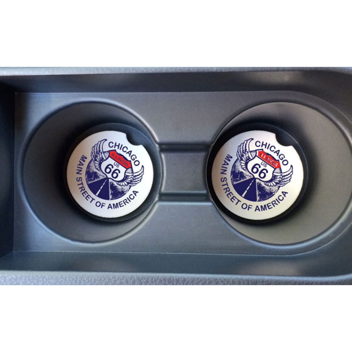 Absorbent Stone Car Coaster Set | Promotional Coasters | Crestline