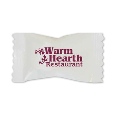 White Buttermints with White Wrapper - Custom Buttermints | Crestline