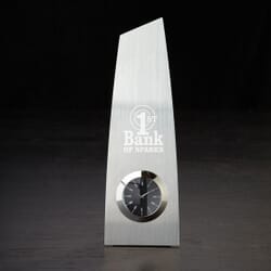Howard Miller Quartz Desktop Clock - Engraved Wooden Clocks | Crestline