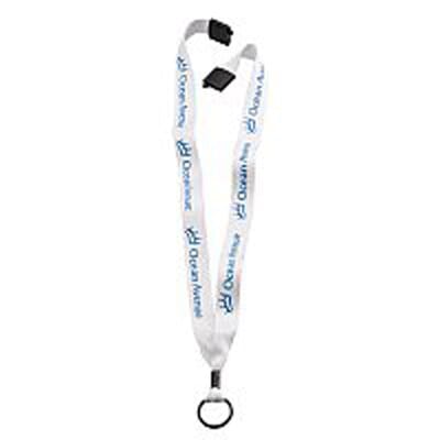 3/4" Convenience Release Crimp Ring Lanyard - Promotional | Crestline