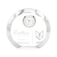 Howard Miller Quartz Desktop Clock - Engraved Wooden Clocks | Crestline