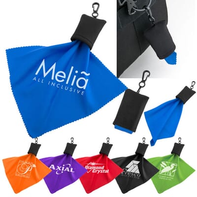 Galaxy Pack-It Tech Cloth Keychain - Promotional Giveaway | Crestline