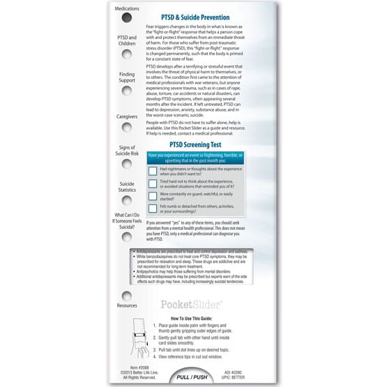 Managing Ptsd Slider Brochure - Promotional | Crestline