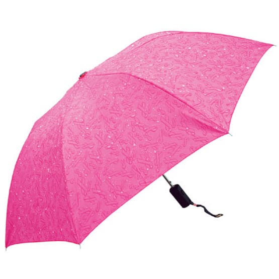 43" Magic Pink Ribbon Custom Printed Umbrella with Logo - Promotional ...