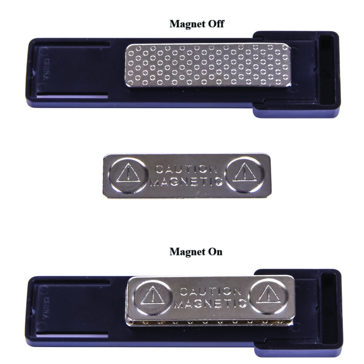 Square Reusable Magnetic Badge - Promotional | Crestline