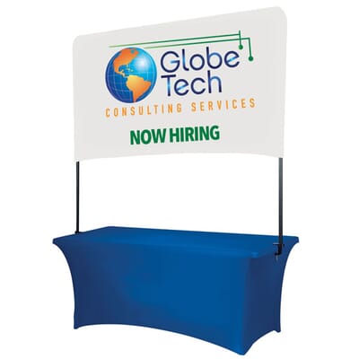 8' x 41" Custom Table Top Banner - Promotional | Crestline