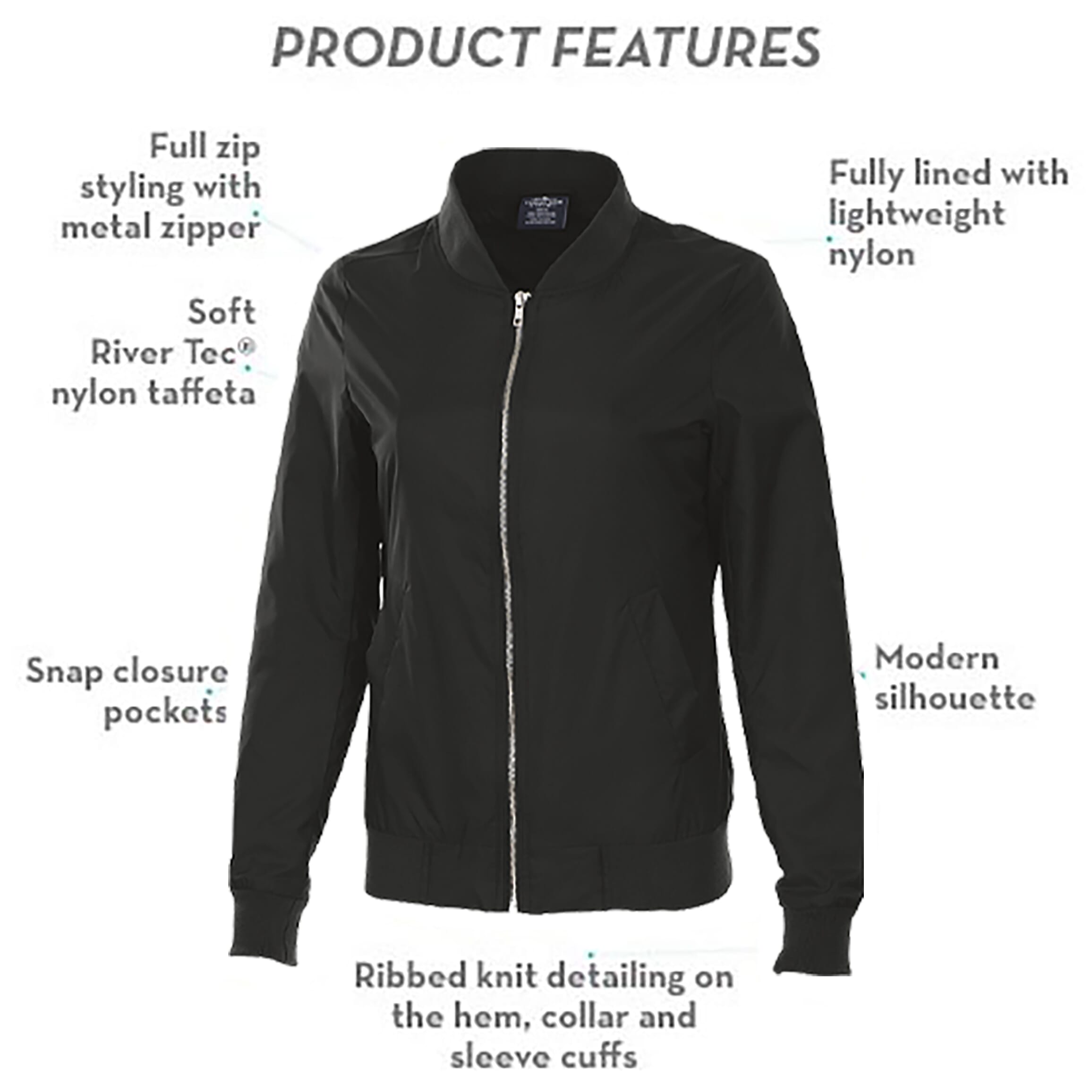 Women's Weatherproof Flight Jacket | Corporate Bomber Jackets | Crestline