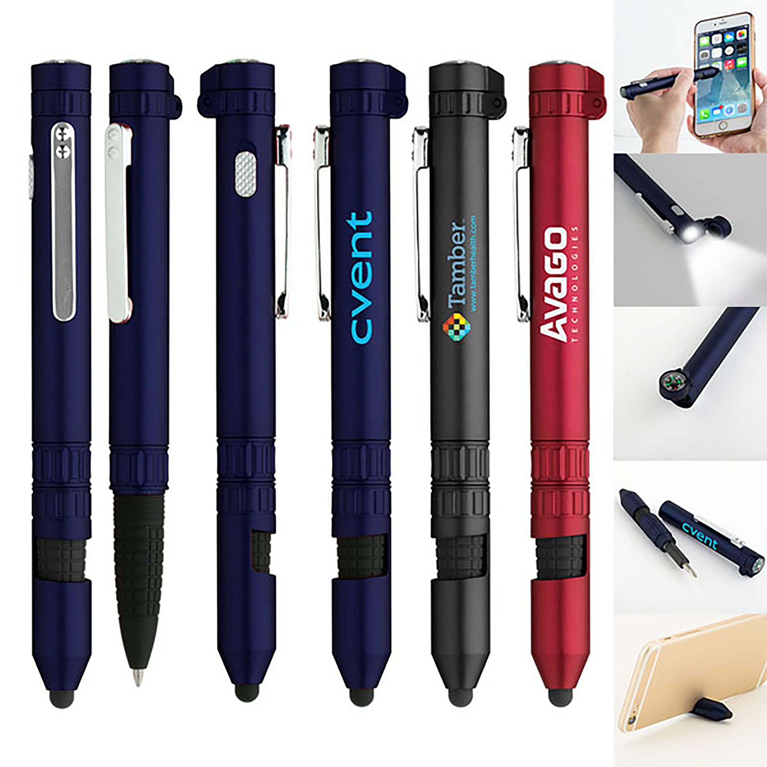 Multi-Tool Utility Pen | Custom Multi Functional Pens | Crestline