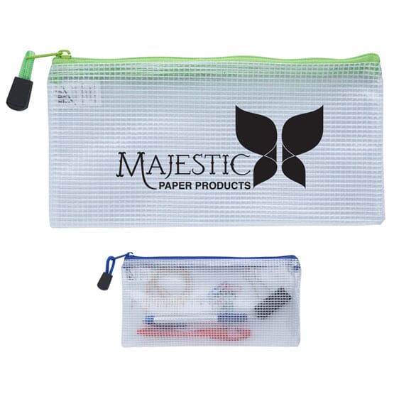 Clear Zippered Accessory Pouch | Custom Printed Pouches | Crestline