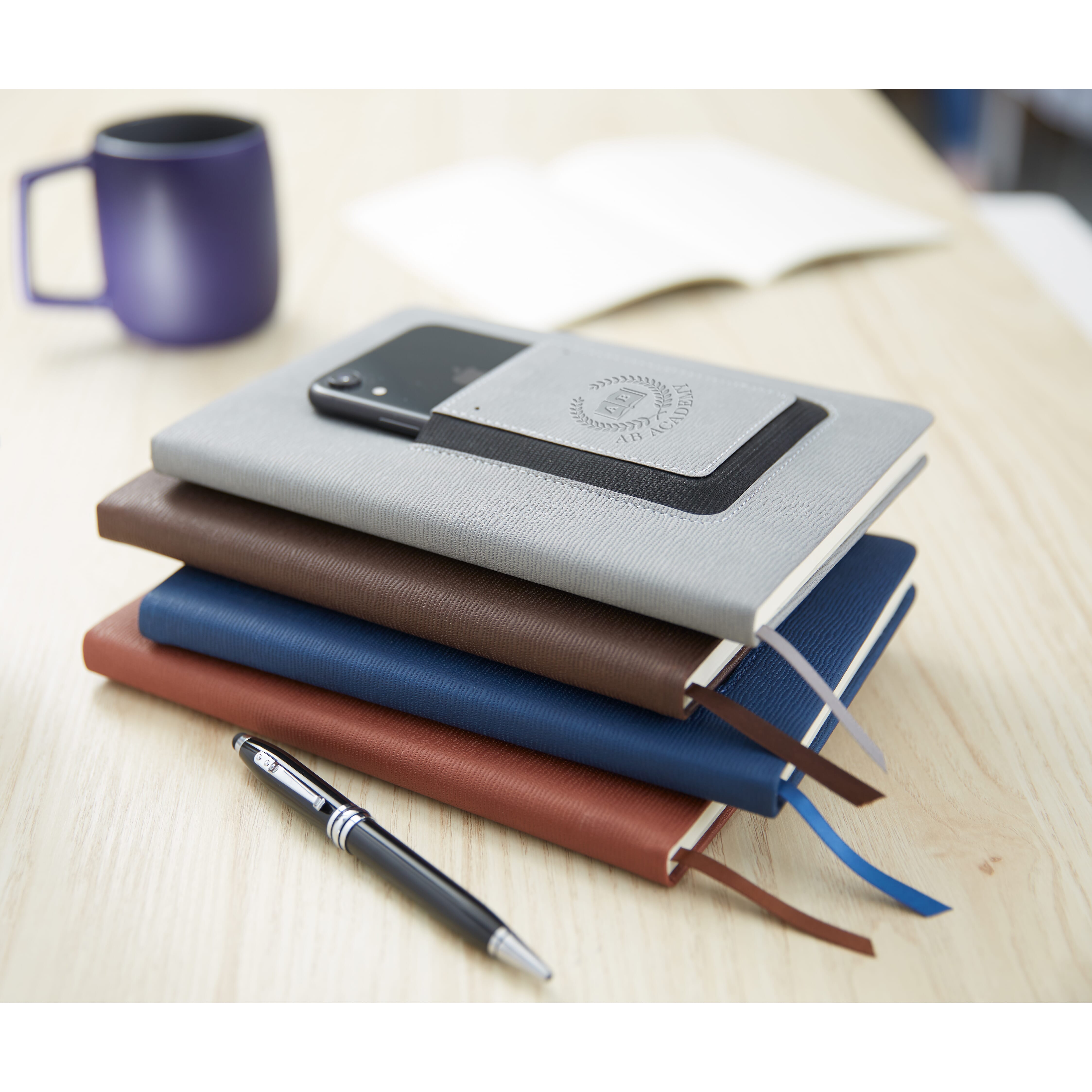 Roma Journal with Phone Pocket - Promotional Giveaway | Crestline