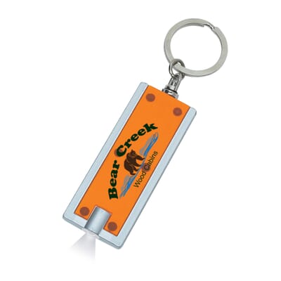 Rectangular LED Key Chain - Promotional Giveaway | Crestline