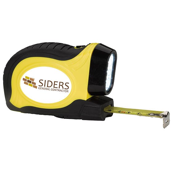Tape Measure with LED Flashlight - Promotional Giveaway | Crestline