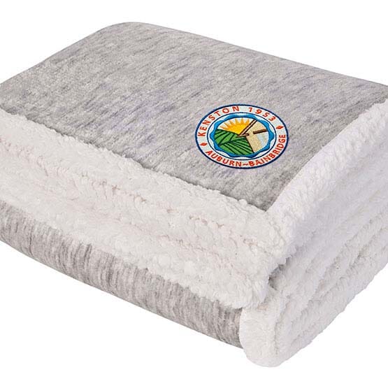 Two-Tone Sherpa Blanket | Custom Sherpa Blankets | Crestline