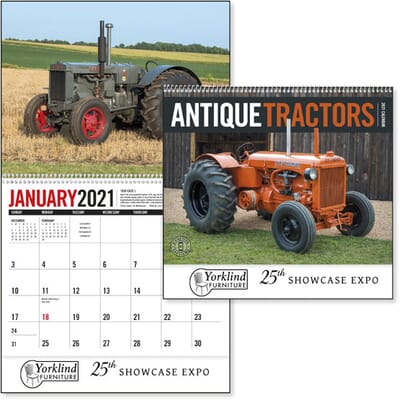2026 Antique Tractors Calendar - Promotional Giveaway | Crestline