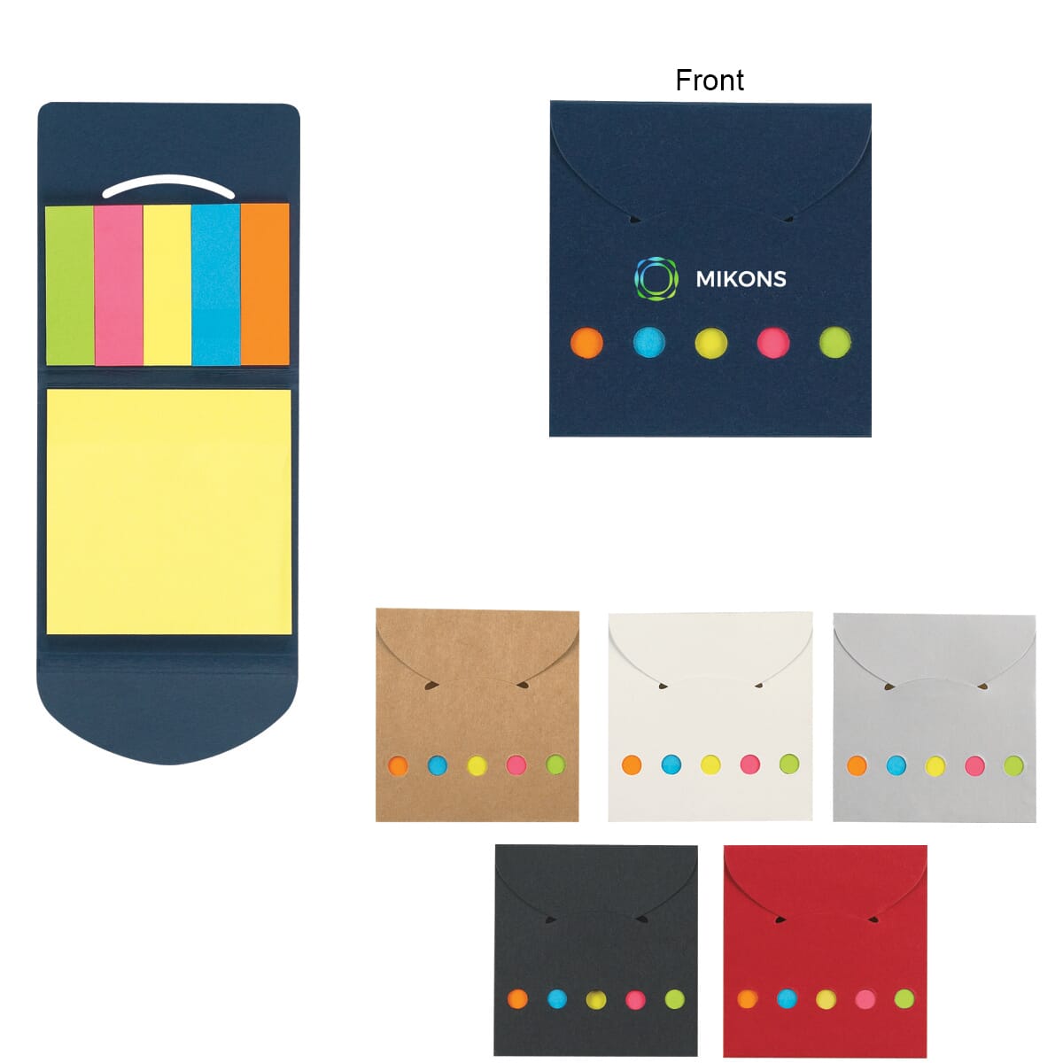 Sticky Notes And Flags In Pocket Case - Promotional Giveaway | Crestline