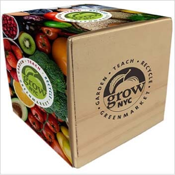 Wooden Cube Grow Kit - Promotional Giveaway | Crestline