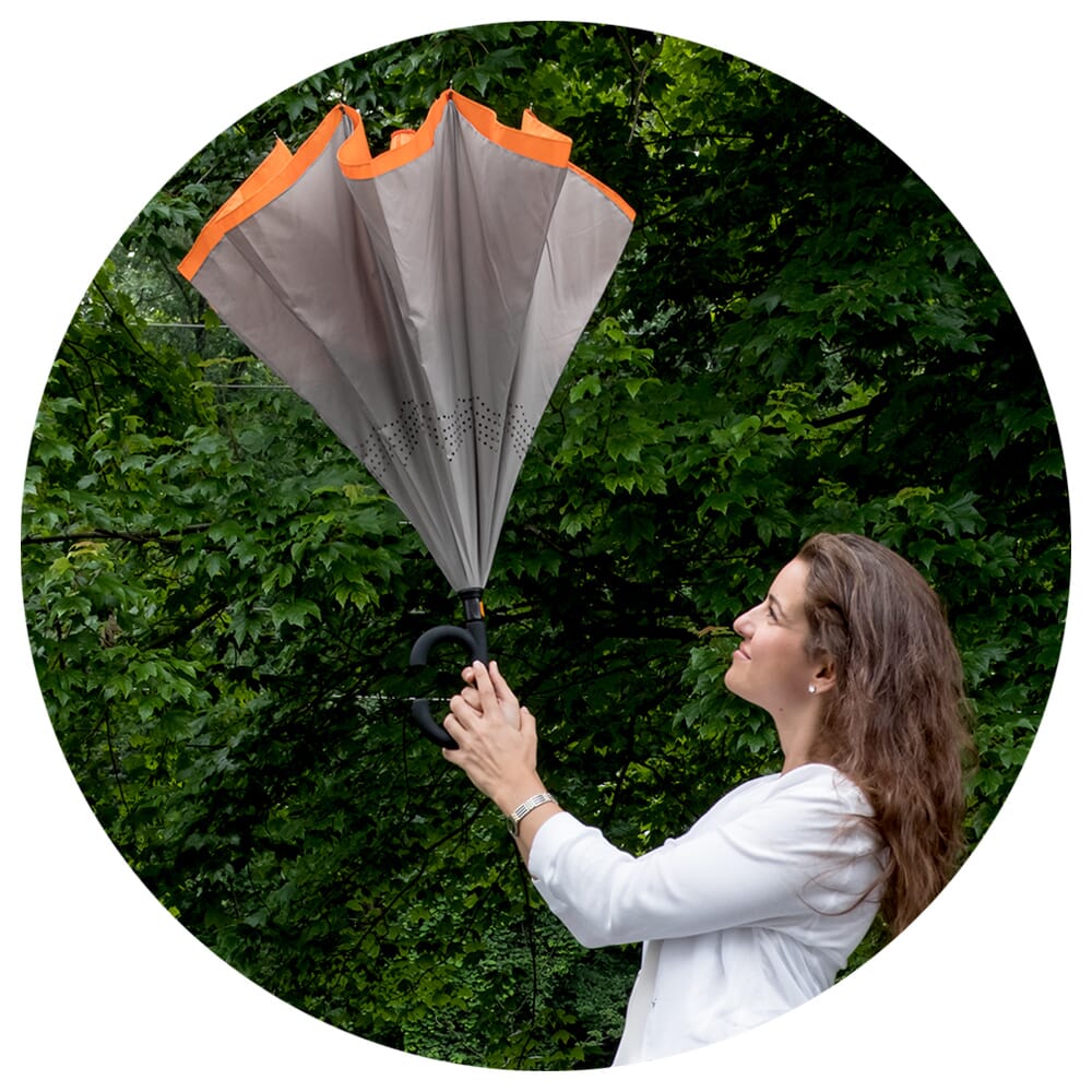 The ViceVersa Inverted Umbrella | Custom Inverted Umbrellas | Crestline