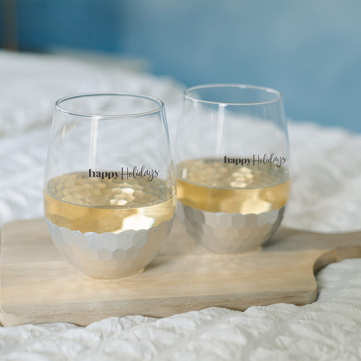 18 Oz Florence Stemless Wine Glass Promotional Giveaway Crestline