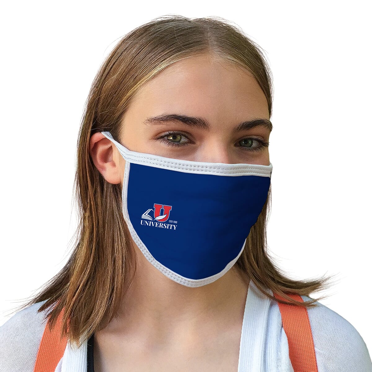 2-Ply Sublimated Polyester Face Mask - Adult and Youth - Promotional ...