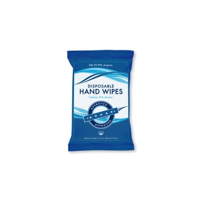 Sanitizing Disposable Hand Wipe Pack (10 wipes per pack) - Promotional ...