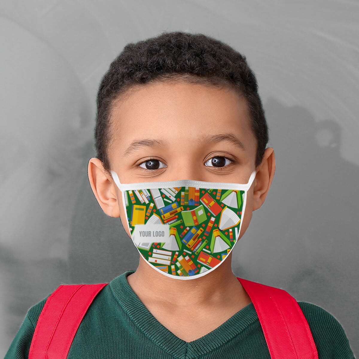 4-Ply Reusable Education Face Mask with Logo - Adult and Youth ...