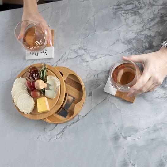 3-Piece Bamboo Cheese Server Kit - Promotional Giveaway | Crestline