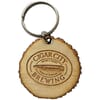 Custom Wood Log Cut Keychain - Promotional Giveaway | Crestline