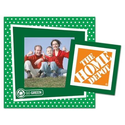 Go Green Picture Frame Magnet - Promotional Giveaway | Crestline