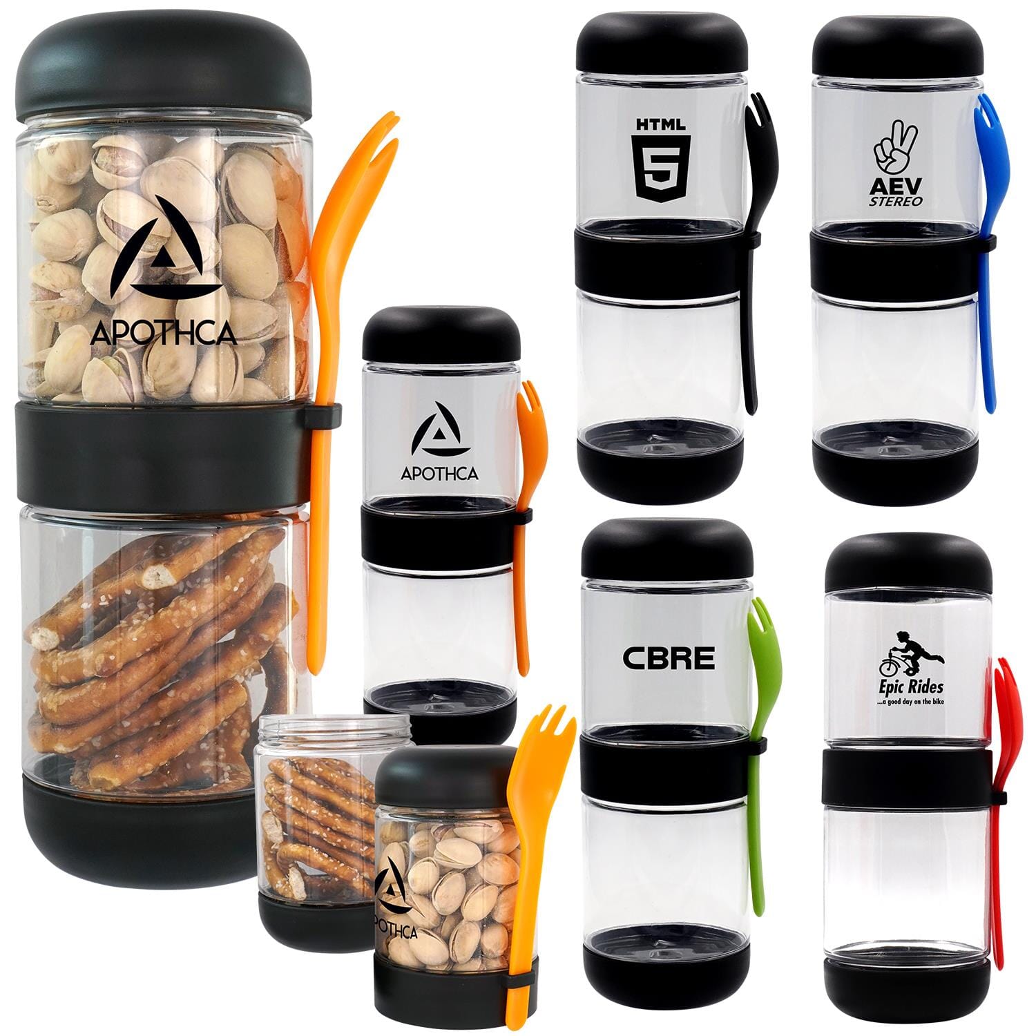 Snack Stackers | Custom Snack Storage Containers with Logo | Crestline