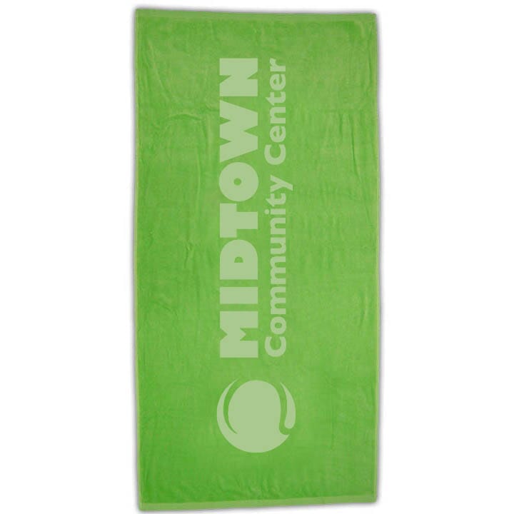 Turkish Signature Midweight Colored Beach Towel - Promotional Giveaway ...
