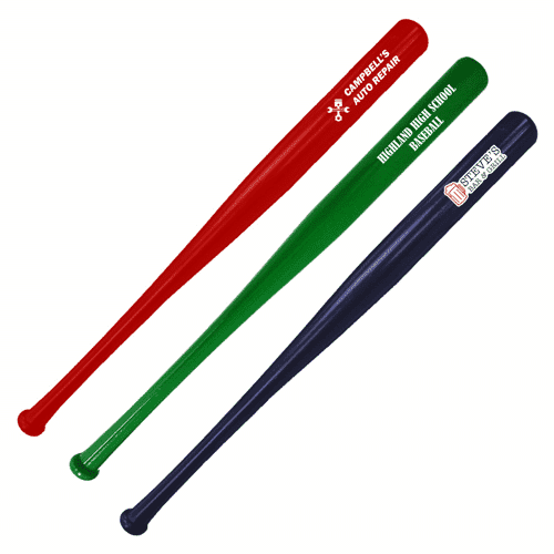 18" Mini Wooden Baseball Bat- Colors - Personalized Mini Baseball Bats ...