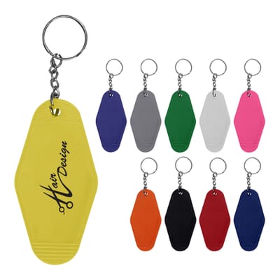 Custom Motel Style Key Rings - Vintage & Retro Keychains | Crestline
