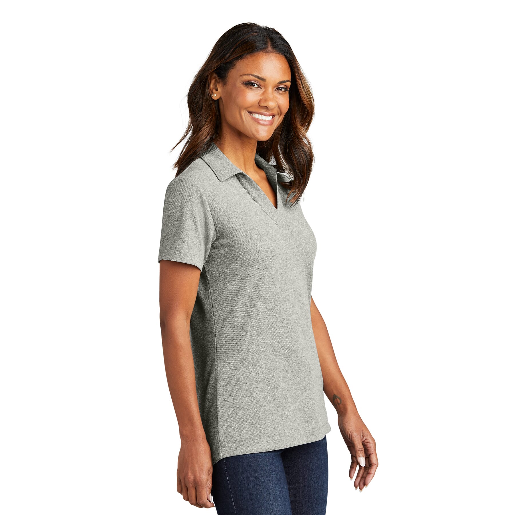 Ladies' Port Authority® C-FREE ™ Cotton Blend Pique Polo - Promotional ...