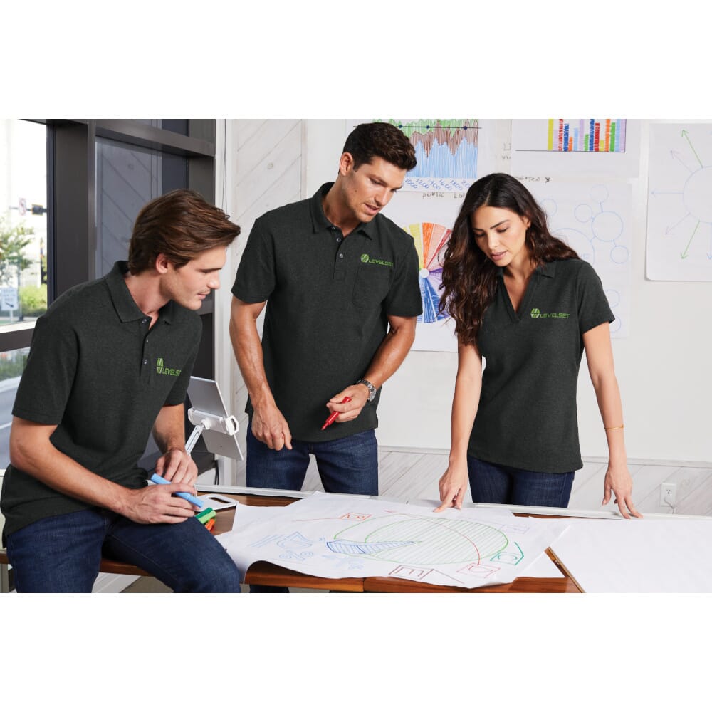 Ladies' Port Authority® C-FREE ™ Cotton Blend Pique Polo - Promotional ...
