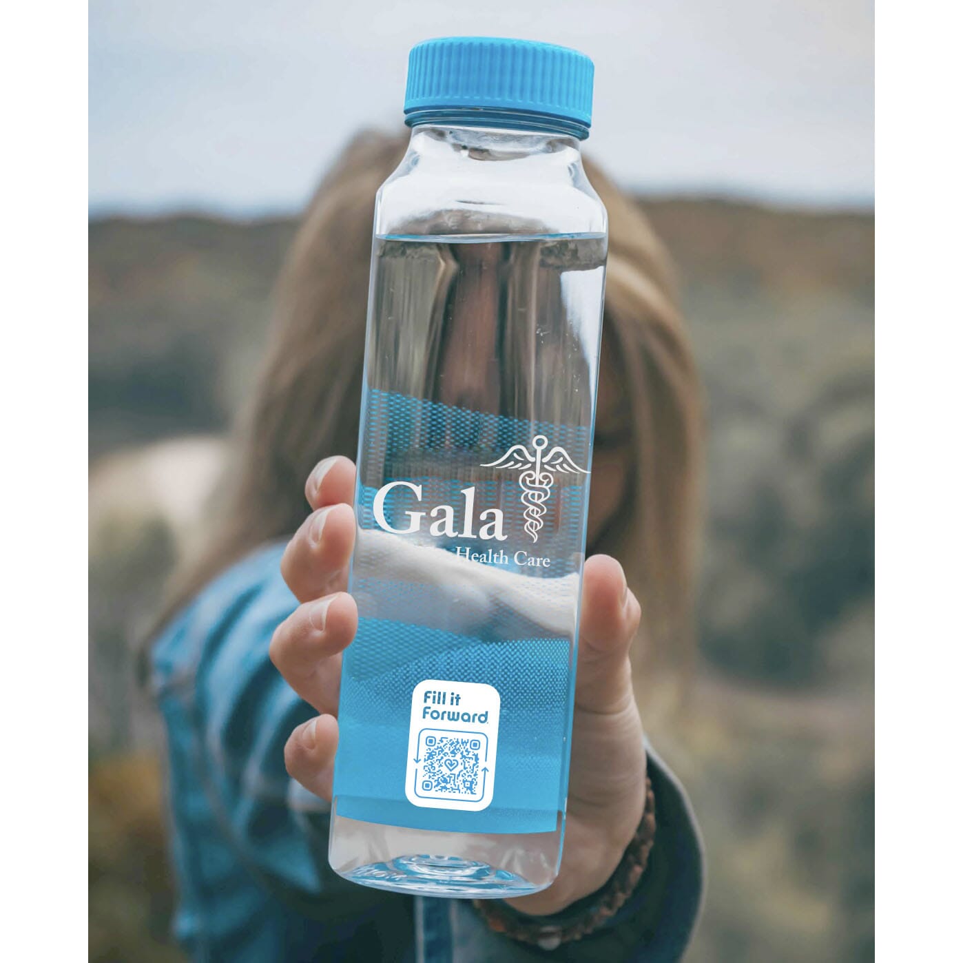 Custom 18 oz Fill it Forward Cupanion® Water Bottles - Promotional ...