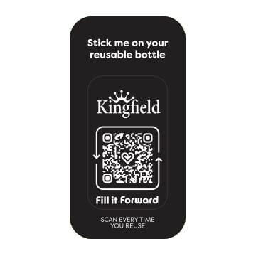 Fill It Forward Bottle Tag Sticker - Promotional Giveaway | Crestline